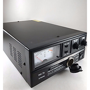 DELTA DPS60M 60 Amp AC/DC Switching Power Supply w/Volt AMPerage Meter Compatible for Ham CB