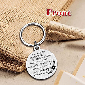 Resdink Brother Memorial Gifts, Memory Gift for Loss of Brother, Sympathy Gifts for Loss of Brother Bereavement Grief Keychain, in Remembrance of Brother Died Gift, Grave Decoration Memorial Brother