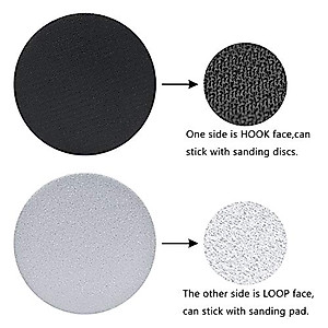 POLIWELL 6 Inch (150mm) Interface Pad Hook and Loop Soft Sponge Cushion Buffing Pads, 2 Pack