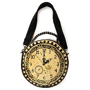 Lost Queen Circular Clock Steampunk Style Shoulder Bag