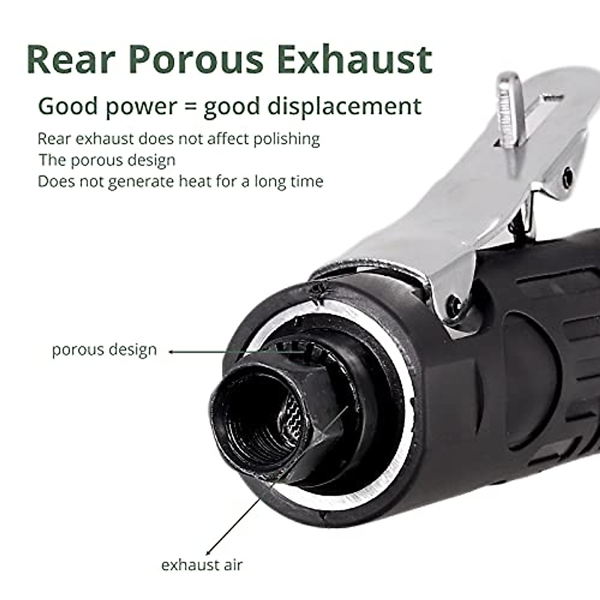 EYPINS Air Grinder,Compressed Air Angle Die Grinder 90 Degree Mini Sander Grinder Polisher Tool Set for Contour Grinding, Polishing, Milling