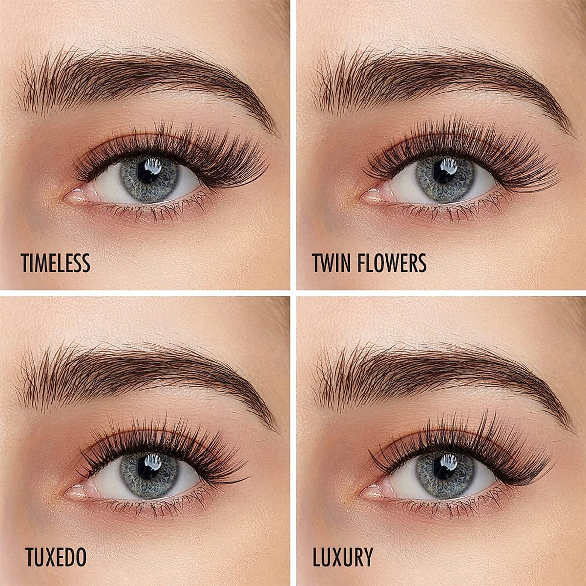 DIY Eyelash Extension,Cluster Lashes Individual False Eyelashes Extension Natural Look Reusable Glue Bonded Black Super Thin Band 48 Lash Clusters Mix by BEYELIAN (Style5 0.07 Mix Black Band)