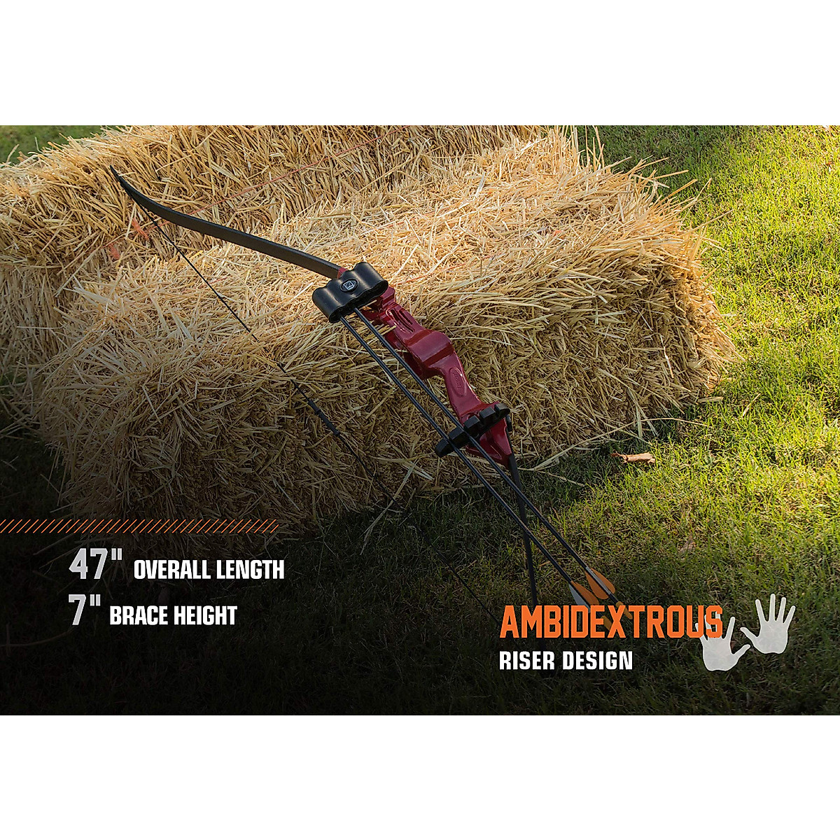 Bear Archery Flash Bow Set for Youth, Ambidextrous, Yellow