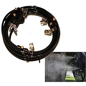 AZCOOLMIST Misting Fan Ring 12" 4 Nozzle Made in USA