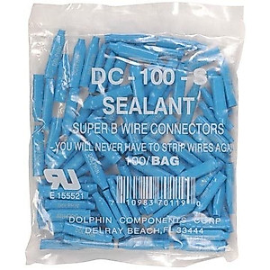 Dolphin DC-100S Super B Connector w/Sealant 100 Pcs.