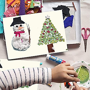 24 Sheets Cream Cardstock 8.5 x 11 Off White Paper, Goefun Ivory Card Stock Printer Paper for Cards Making, Office Printing, Paper Crafting