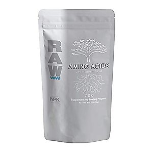 RAW - Amino Acids Plant Supplement is a chelator to Increase Uptake of Calcium ions Build Strong Cell Walls for Horticultural Purposes Indoor Outdoor use 8oz