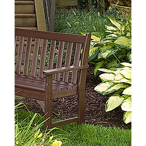 POLYWOOD GNB60WH Vineyard 60" Bench, White