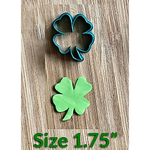 Four Leaf Clover set of 6 Shapes Clay Cutters St. Patrick's Day/Jewelry Tools/Earring Making/Polymer Clay Tools/USA/Necklace Making