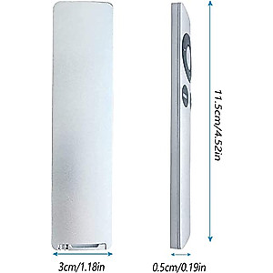 New Replacement Apple TV Remote Control fit for Apple 1 2 3 A1427 A1469 A1378 A1294 MD199LL/A MC572LL/A MC377LL/A MM4T2AM/A MM4T2ZM/A TV (Made from Plastic not Original)