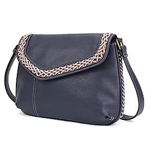 Braided Boho Crossbody - Charming Charms Daisy+HOPE - Navy