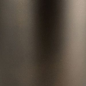 mDesign Small Steel Round Trash Can Bucket - 1.5 Gallon Wastebasket, Garbage Container Bin for Bathroom, Powder Room, Bedroom, Kitchen, Home Office - Hamill Collection - Bronze