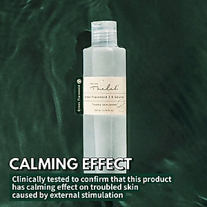 THE LAB BY BLANC DOUX Green Flavonoid 2.5 Skin Solution - Facial Toner Deep Penetration w/Liposome Tech Vegan Cruelty-Free Soothing for Sensitive Skin, Hydrating Care - 6.7 Fl Oz