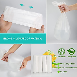 Potty Bags for Portable Toilet 80 Pack Universal Potty Chair Liners Potty Liners Disposable Trash Bags Cleaning Bags for Kids Toddlers Pets Outdoors…