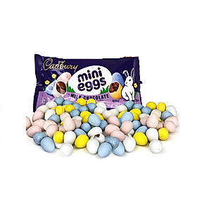 CADBURY MINI EGGS 70+ Count - Milk Chocolate Candy Coated Crunch Shell, Bulk Candy, In Tundras Sealed Bag