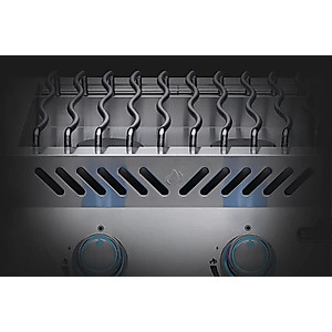 Napoleon Built-In Component - BIB18RTPSS - Dual Drop-In Range Style Burner, BBQ Grill, Marine Grade Stainless Steel, Propane Gas, 18-inch Burner, JETFIRE™ Ignition, Easy To Light, Ergonomic Knob