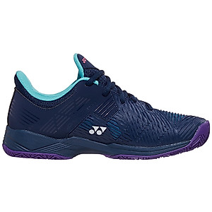 YONEX Women's Sonicage 2 All-Court Tennis Shoes, Navy/Blue Purple (US Size 10.5)