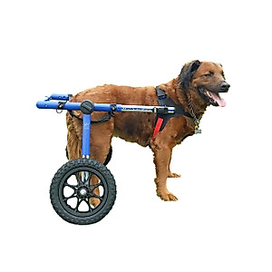 Walkin' Wheels Dog Wheelchair - for Large Dogs 70-180 Pounds - Veterinarian Approved - Dog Wheelchair for Back Legs