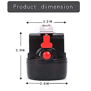 Yongkist Waterproof Explosion Proof Safety Mining Headlight Rechargeable LED Miners Head Light Flashlight Underground Head Lamp Coal Mining Lights for Hard Hat(Red)