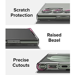 Ringke Air [No-Case Feel] Compatible with Samsung Galaxy S23 Ultra Case, Clear 5G Slim Cover, Transparent Flexible Lightweight Thin Cover Designed for S23 Ultra Case - Clear