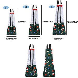 ZJW Chicken Diapers, Duck Diapers, Adjustable Poultry Cloth, Washable and Reusable, Suitable for Holidays, Birthdays, Celebration Party Gifts (Green S.)