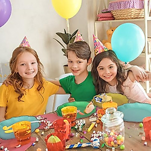 Suttmin 180 Pcs Pastel Paper Plates Gold Foil Scalloped Edging Disposable Paper Plates 9 Inch Dessert Plates Pastel Colors Dinner Plates for Wedding Birthday Baby Shower Bridal Shower (Green Series)