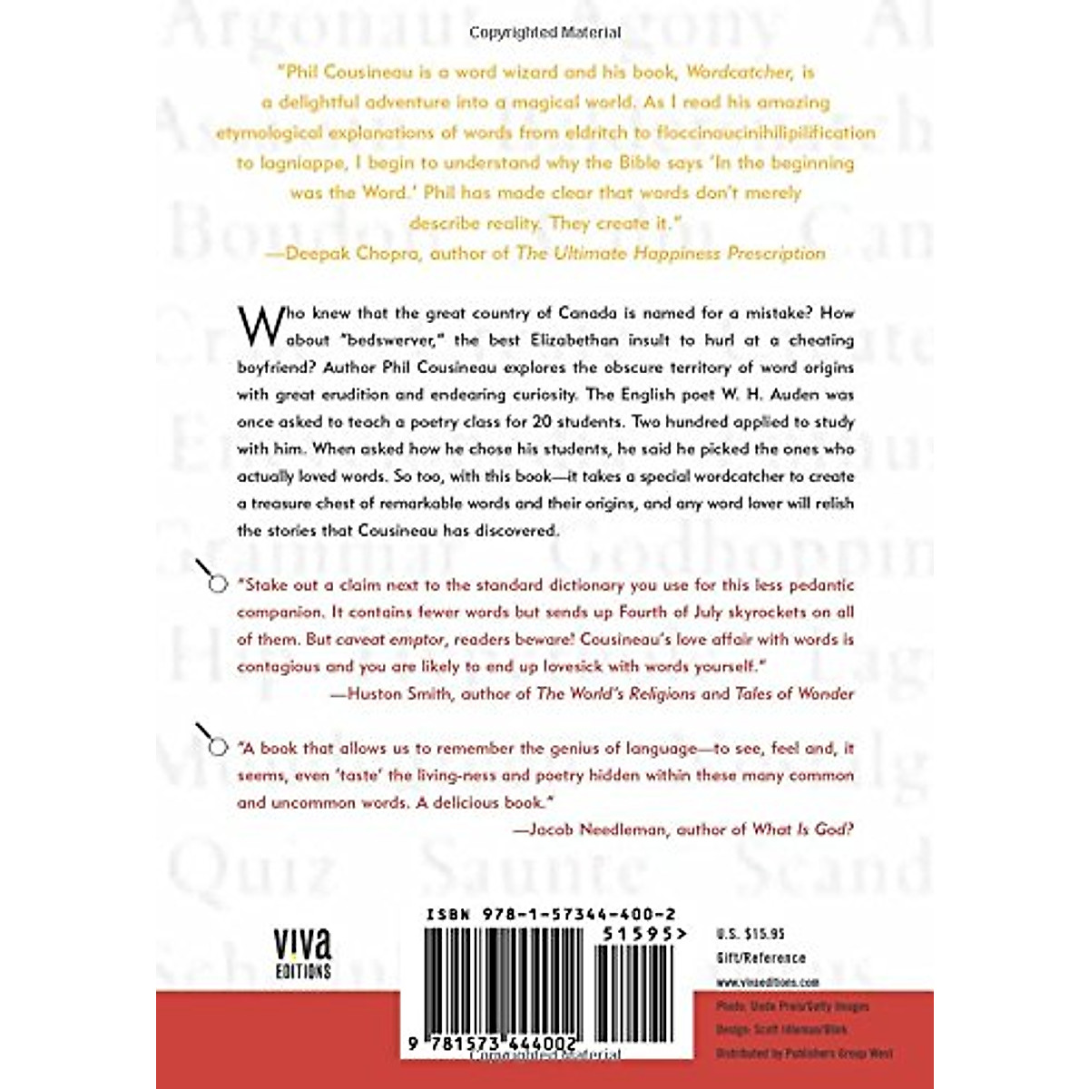 Wordcatcher: An Odyssey into the World of Weird and Wonderful Words