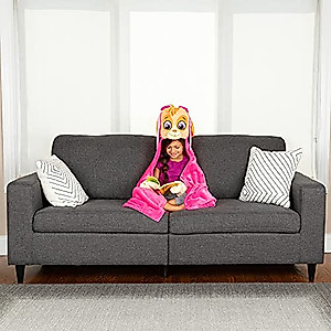 Franco Kids Bedding Super Soft and Cozy Wearable Hooded Throw, 30 in x 50 in, Paw Patrol Girls