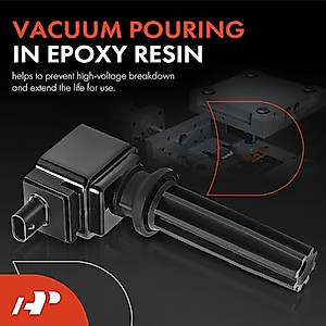 A-Premium 4PCS Ignition Coil Packs Compatible with Ford, Lincoln, Jaguar & Land Rover Vehicles - [2.0L 2.3L 2.5L] - Explorer 2013-2019, Focus 2012-2018, Fusion 2013-2020, MKC 2015-2019, LR2 2013-2015