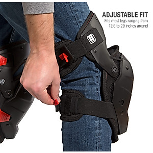 Prolock Weight-Dispersing Foam Knee Pads with Thigh Stabilization, Ideal for Flooring/Roofing, Adjustable (1 pair)