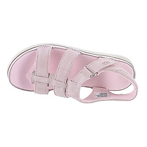 UGG Unisex-Child Goldenstar Strap Sandal, Seashell-pink, 3 Big Kid