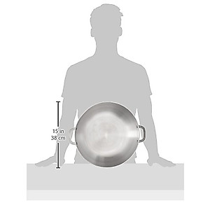 Uniware Aluminum Heavy Gauge Caldero Dutch Oven With Glass Lid, Silver, 10 quart