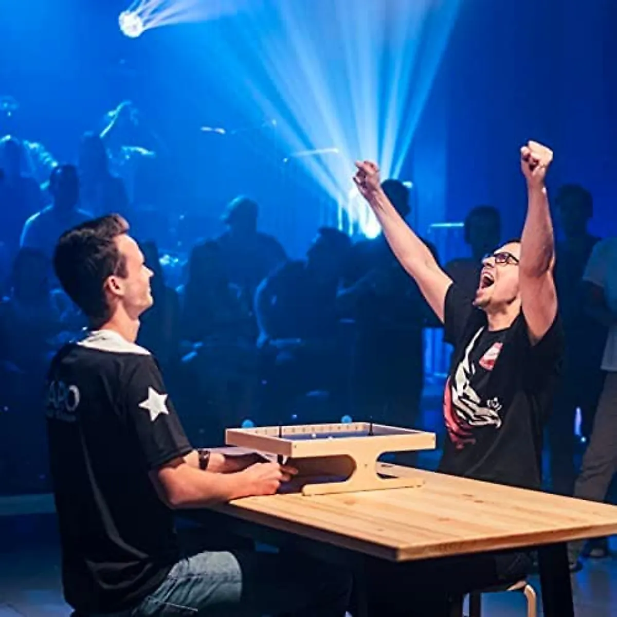 KLASK: The Magnetic Award-Winning Party Game of Skill - for Kids and Adults of All Ages That’s Half Foosball, Half Air Hockey