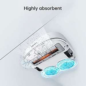 Dreametech W10 Mop Pads, Wet Mopping Pads Compatible with W10 Robot Vacuum, Replacement Mop Cloths for Mopping Floor(2PCS)