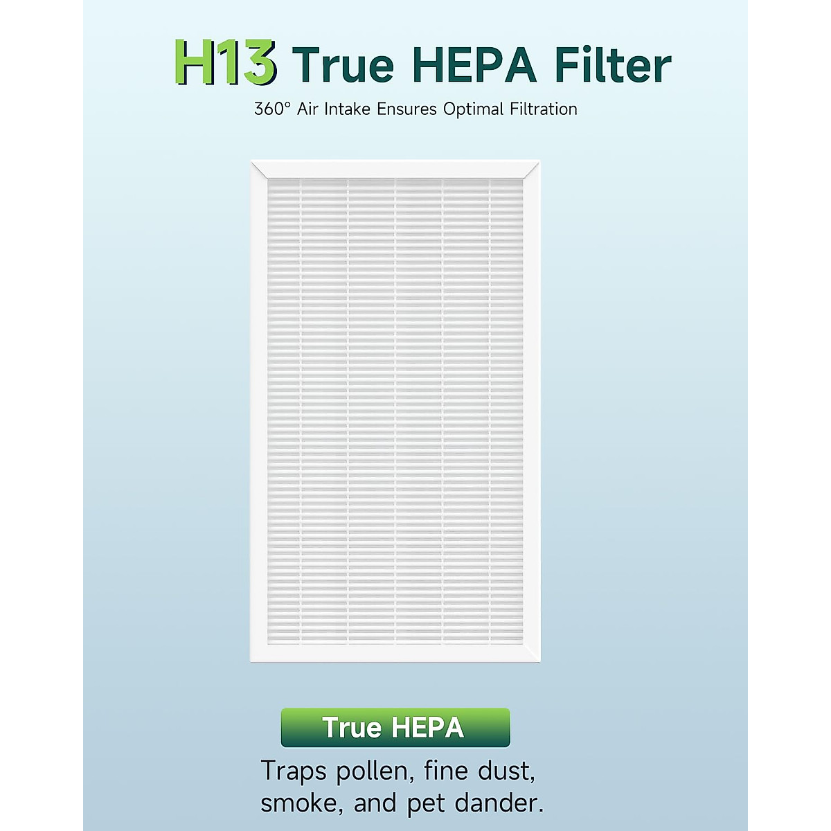 F1 Filter Compatible with 3M Filtrete Air Purifiers FAP-C01BA-G1, FAP-T02WA-G1, Part# FAPF-F1-2P, 2-Pack