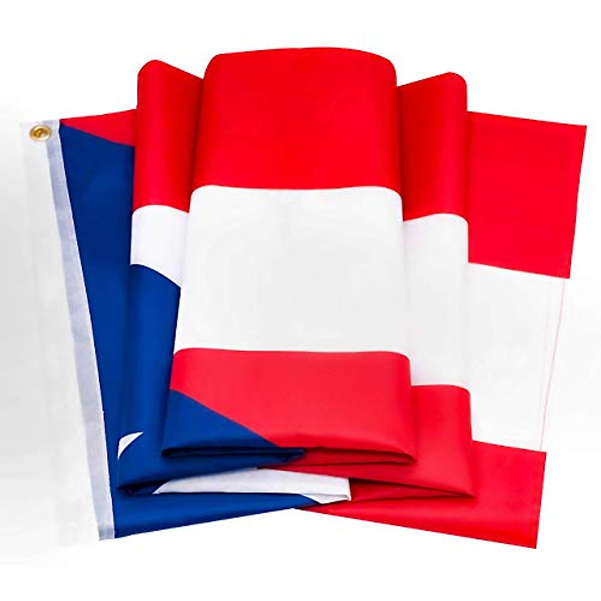 DANF Puerto Rico Flag 3x5 Foot Polyester Puerto Rican National Flags Polyester with Brass Grommets 3 X 5 Ft