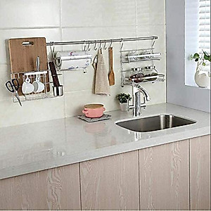 JINHEZO Premium 10-Pack Larger Round S Shaped Hooks in Polished Stainless Steel Metal, Hangers Hanging Hooks for Kitchen, Work Shop, Bathroom, Garden, Kitchenware Pots Utensils, Clothes, Bags, Towels