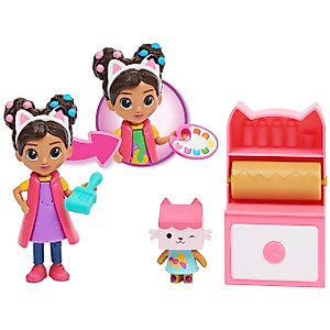 Gabby’s Dollhouse, Art Studio Set with 2 Toy Figures, 2 Accessories, Delivery and Furniture Piece, Kids Toys for Ages 3 and up