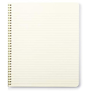 Kate Spade New York Large Spiral Notebook, 11" x 9.5" with 160 College Ruled Pages, Geo Spade