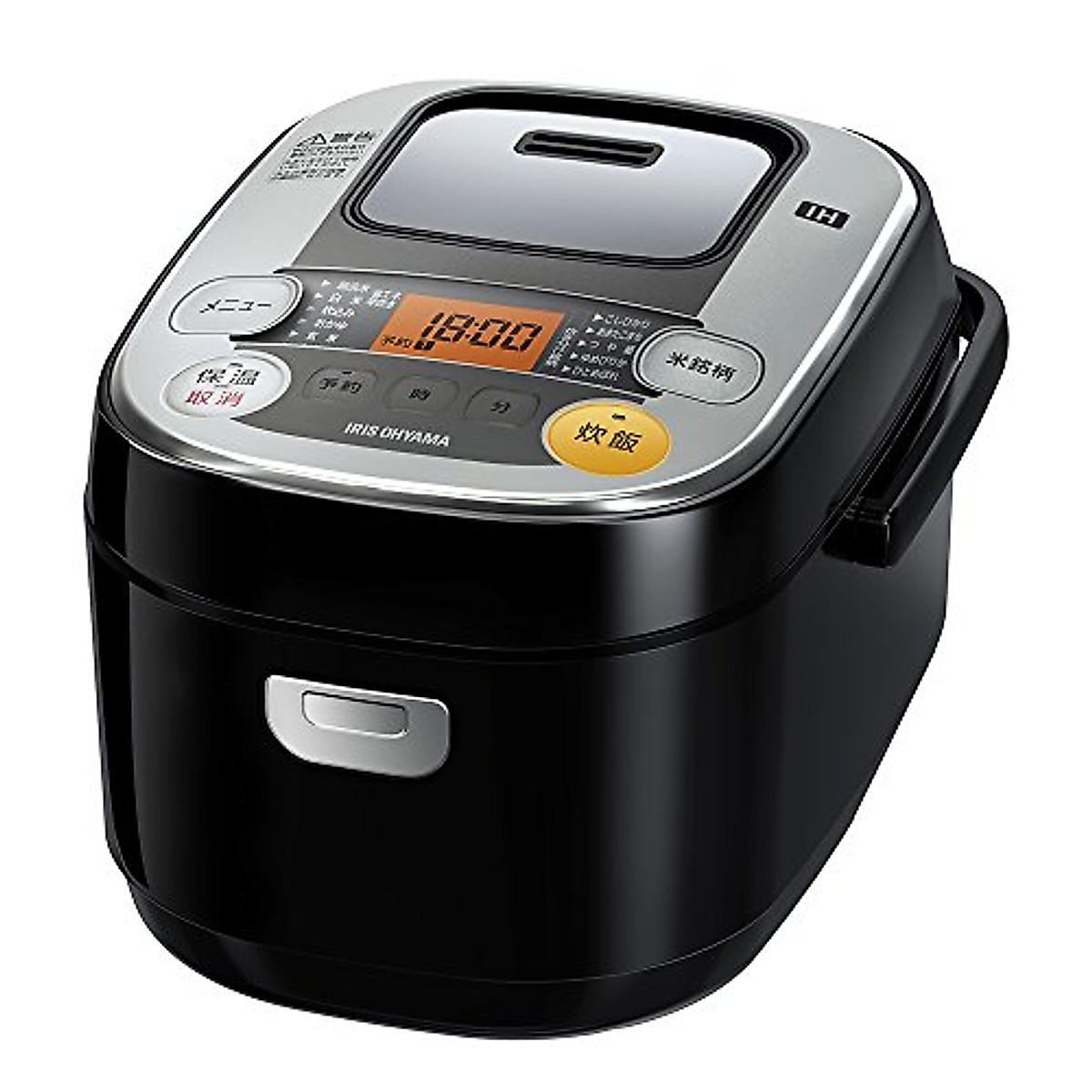 IRIS OHYAMA"Meigara Daki" (Brand Rice Cooker) IH Rice Cooker 3Go (0.54L) RC-IB30-B (Black)【Japan Domestic genuine products】