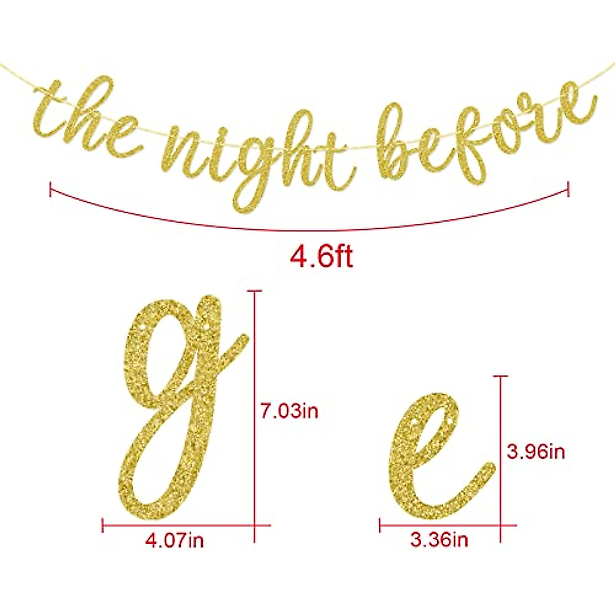 The Night Before Banner, Wedding Rehearsal Dinner Decor