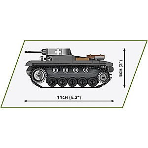 COBI Historical Collection World War II Panzer II Ausf. A Tank