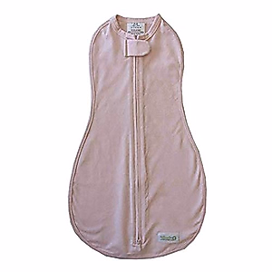 Woombie Original Baby Swaddling Blanket - Soothing, Cotton Baby Swaddle - Wearable Baby Blanket, Princess Pink, 5-13 lbs