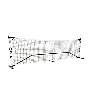 Onix Pickleball 2-in-1 Regulation-Size Portable Net and Practice Net Set Includes Carrying Case with Wheels