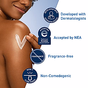 CeraVe Daily Moisturizing Lotion for Dry Skin | Body Lotion & Facial Moisturizer with Hyaluronic Acid and Ceramides | 12 Fl Ounce