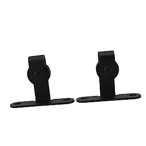 Barn Door Hardware Kit Sliding Door Kit Strong Load Bearing Mini Sliding Door Track Roller Kit Door Track Hardware Closet Track for Single Wooden Door Interior Doors