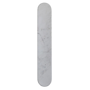 Creative Co-Op Modern Marble, White Serving Board, Large