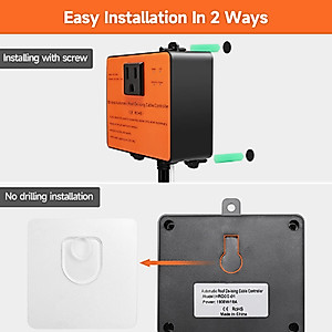 briidea Automatic Roof De-Icing Heat Cable Control with Large Capacity 1800W, LED Indicator, for Controlling Roof Heater On & Off