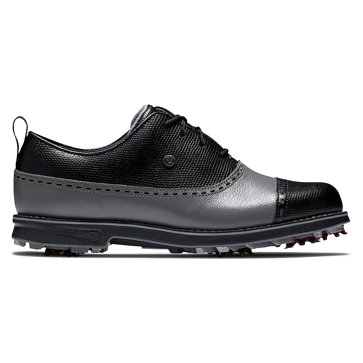 FootJoy Women's Premiere Series Golf Shoe, Charcoal/Black, 7
