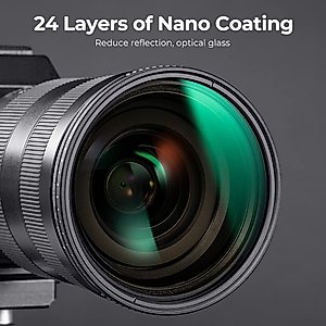 K&F Concept 58mm Variable ND3-ND1000 ND Filter (1.5-10 Stops) Neutral Density Lens Filter with 24 Multi-Layer Coatings for Camera Lens (D-Series)